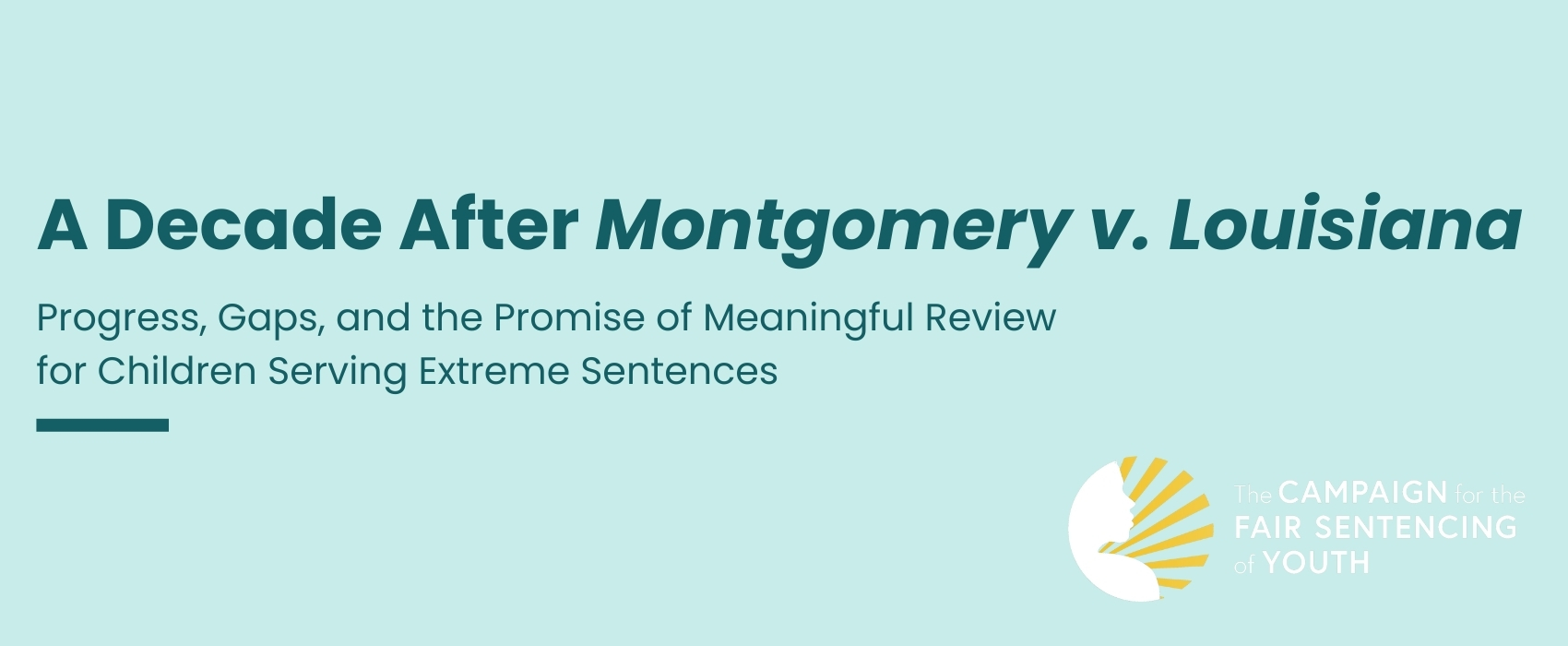 A Decade After Montgomery v. Louisiana: Progress, Gaps, and the Promise ...